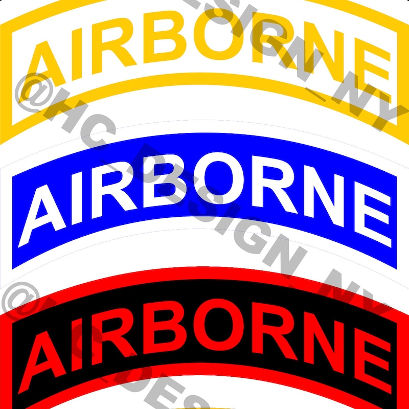 Airborne Tab Us Army - Etsy