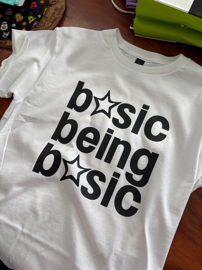 Basis Being Basic DJO Baby Tee - Etsy