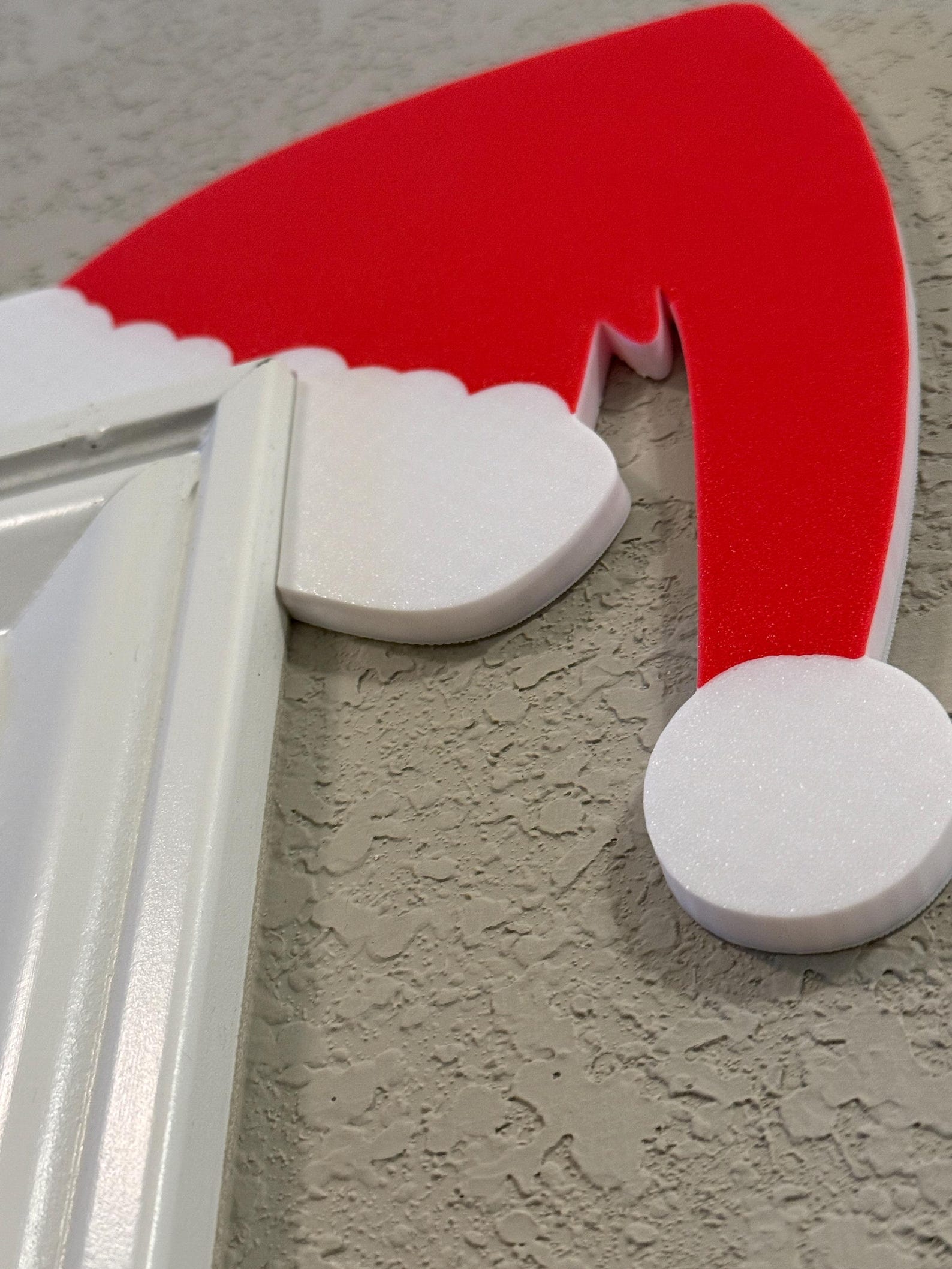 Christmas Door Topper 3D Printed Santa Corner Holiday Decor - Etsy