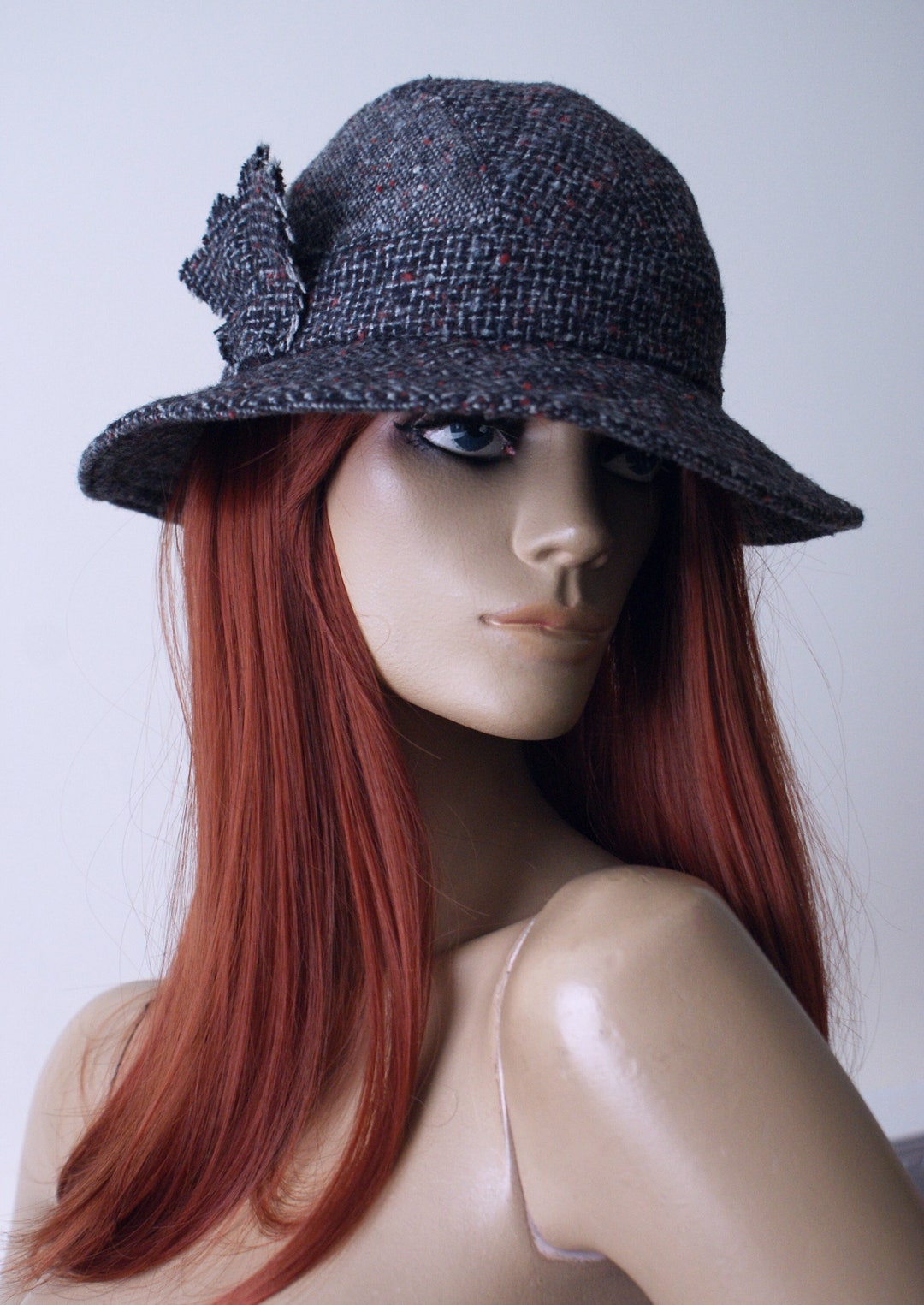 Gerdie for Bermona Flecked Tweed Original Vintage 1970s Trilby Autumnal ...