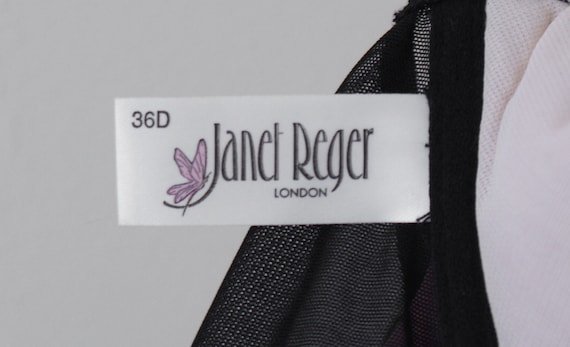 Janet Reger vintage 1970s/1980s black sequin padded c… - Gem