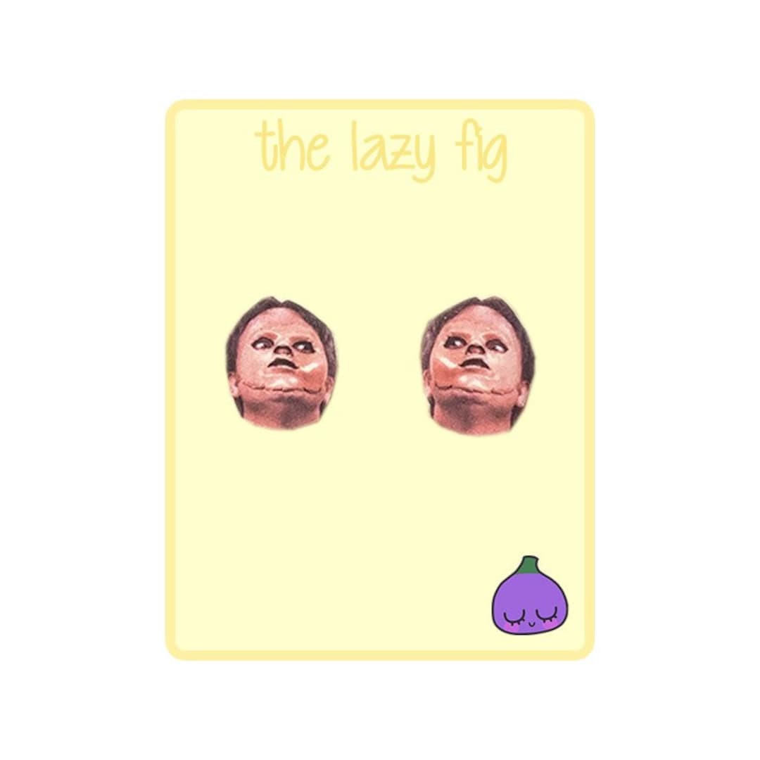 Dwight Schrute - the Office - the Mask - Your Choice of Stud or Dangle ...