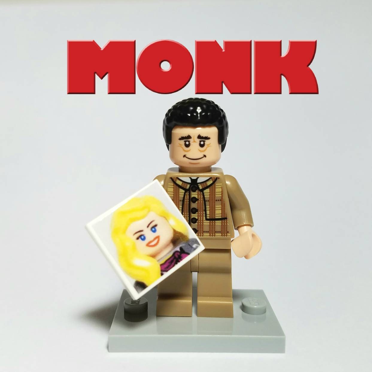Adrian Monk Custom Lego Minifigure Set MONK TV show | Etsy