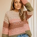 Color Block Crochet Sweater Pattern – Cozy Textured Pullover for Fall ...