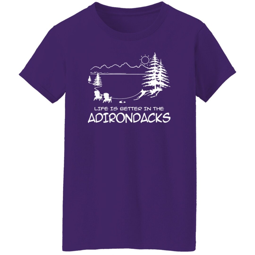 Life is Better in the Adirondacks Womens T-shirt - Etsy
