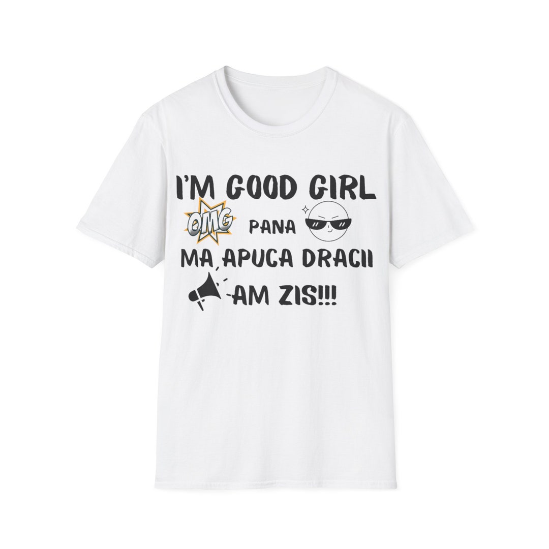 Funny Personalized Romanian Texts Unisex Softstyle T-shirt, Custom Name ...