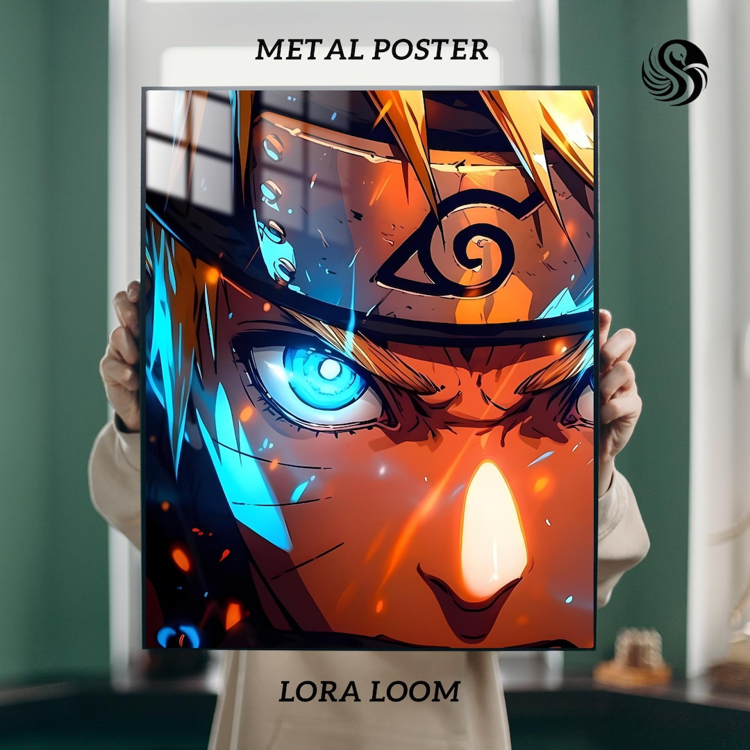 Anime Metal Poster, TV Series Metal Wall Art ,vibrant Anime Wall Art ...