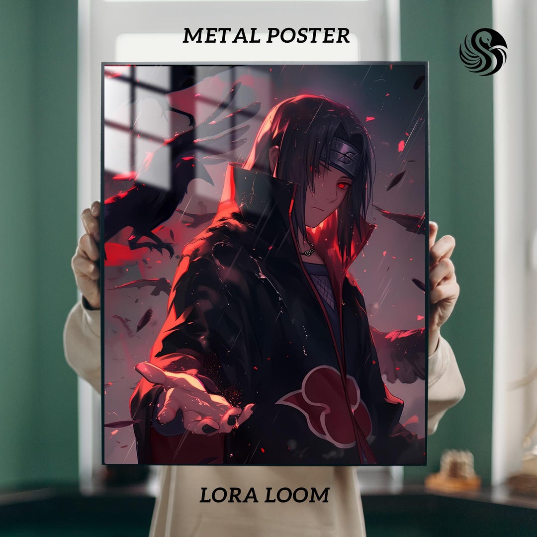 Anime Metal Poster, TV Series Metal Wall Art ,vibrant Anime Wall Art ...