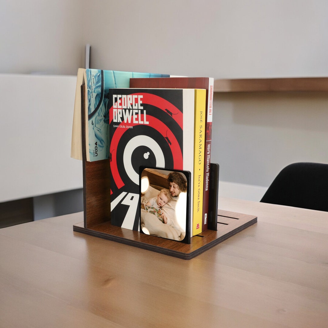 Wooden Bookshelf,wooden Table Top Bookshelf,book Organizer,personalized ...