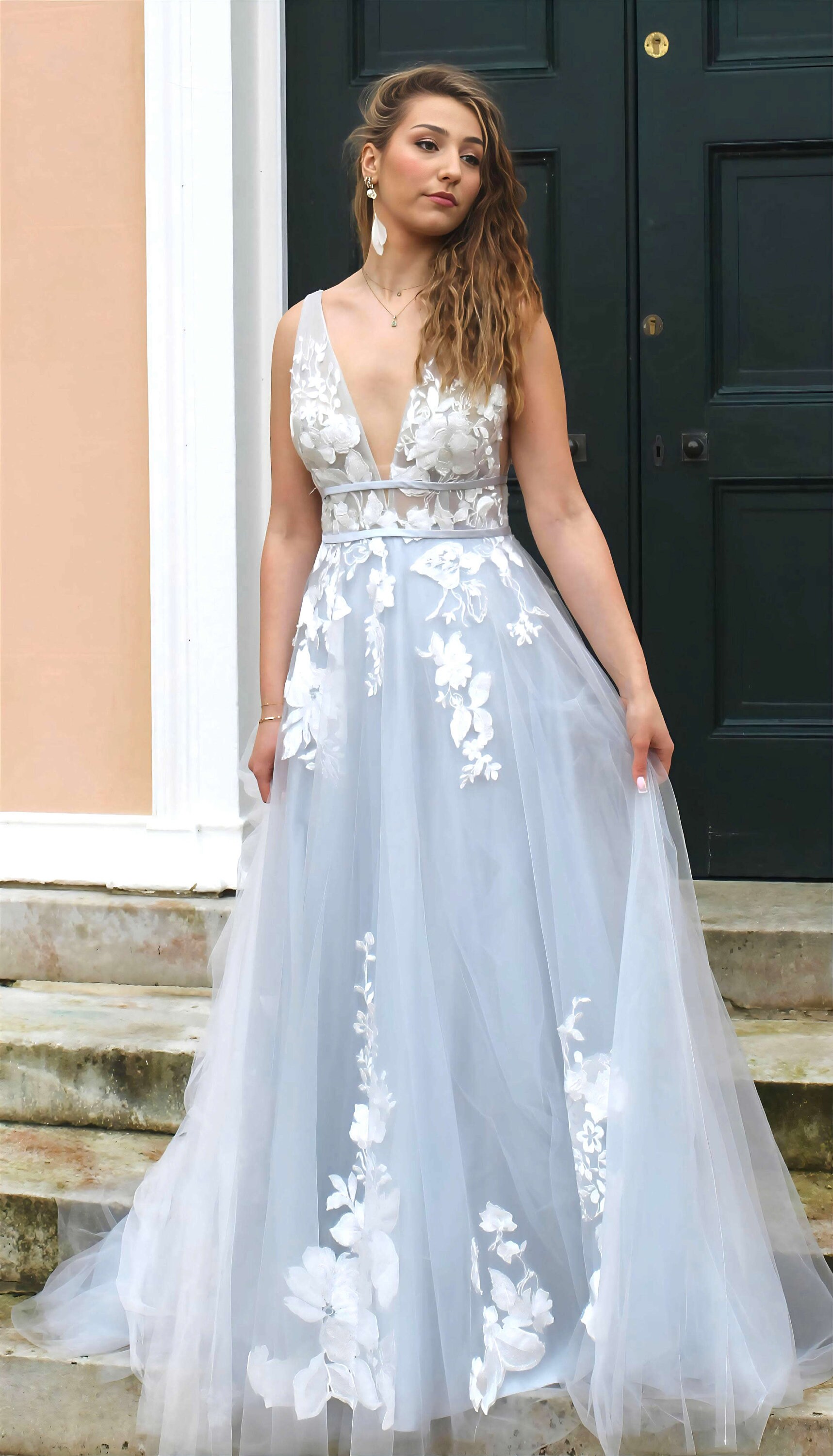 Grey Wedding Dress, UK Wedding Dress, Bespoke, Unique, Quirky, Funky ...