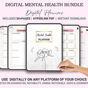 Digital Mental Health Bundle, Mental Health Journal, Mental Health ...