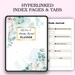 Digital Self Care & Anxiety Journal, Hyperlink Self Care Planner ...