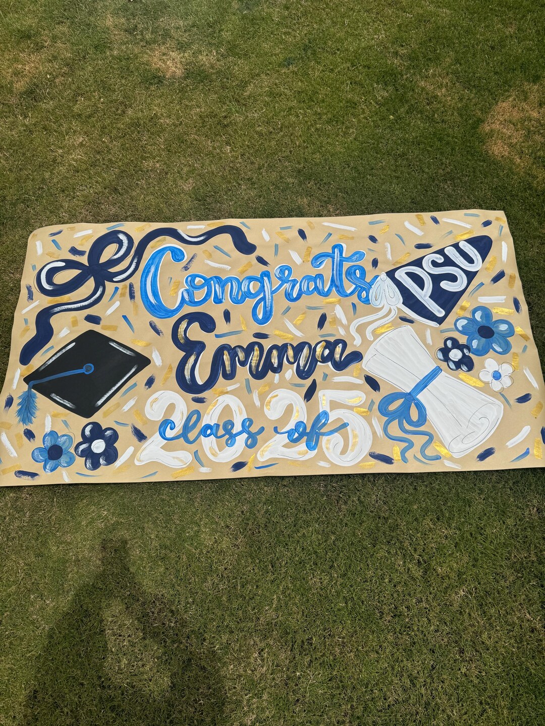 PSU Graduation Banner: Penn Theme Party Decor - Etsy