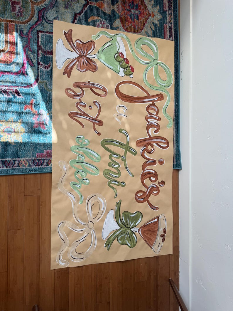 21st Birthday Martini Party Banner: Personalized Craft Paper Sign - Etsy