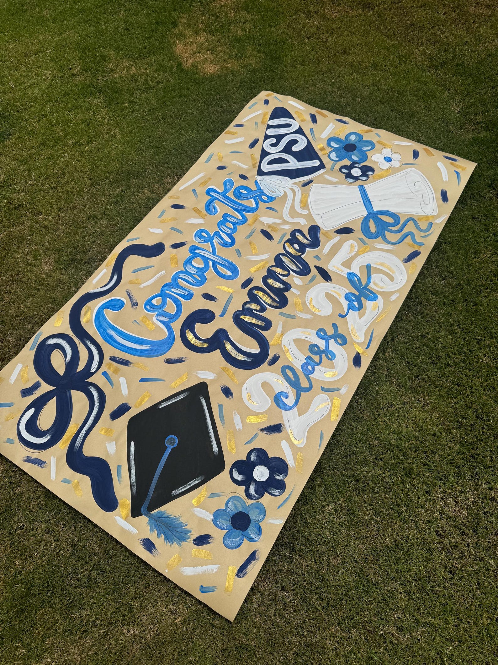 PSU Graduation Banner: Penn Theme Party Decor - Etsy