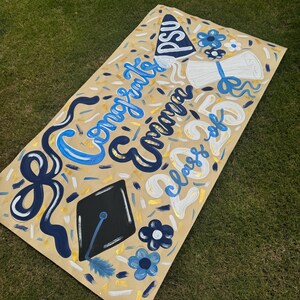 PSU Graduation Banner: Penn Theme Party Decor - Etsy