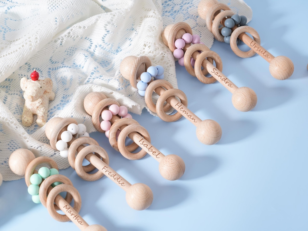 Newborn Gift,baby Shower Gift,gpersonalized Baby Rattle for Babies, Ift ...