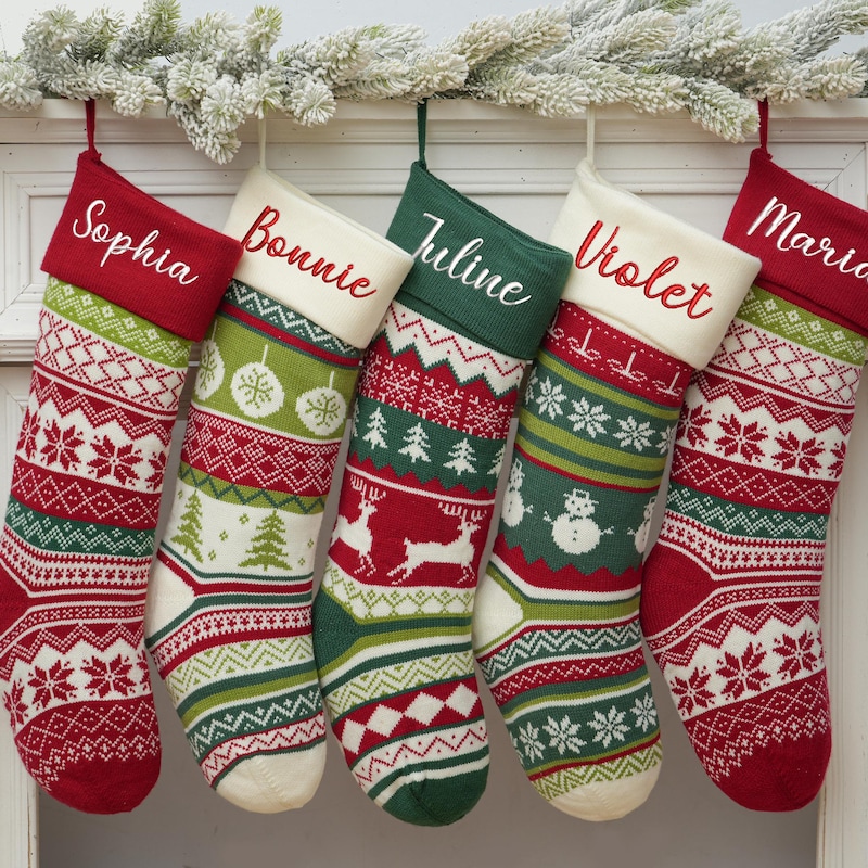Personalized Christmas Stockings - Etsy