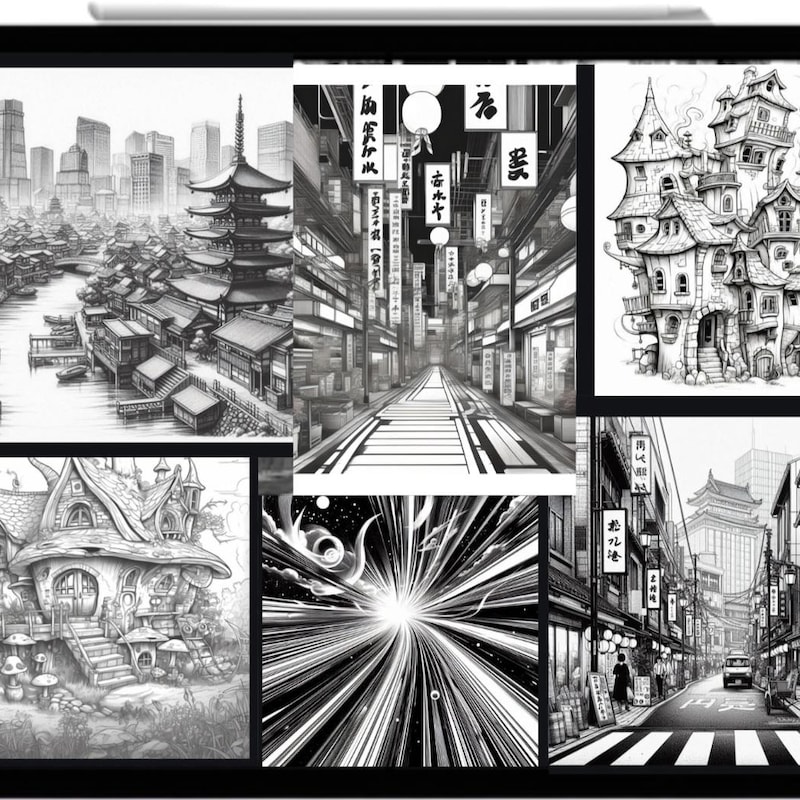 Manga Wall Panels - Etsy