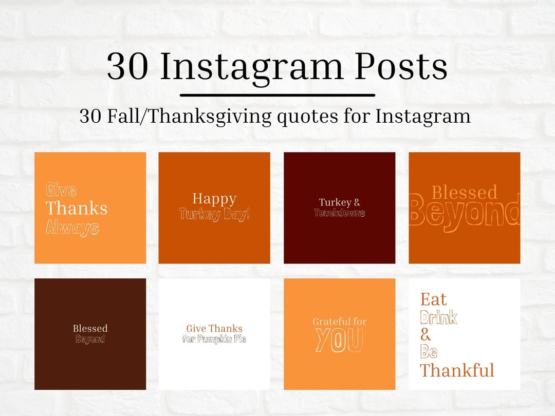 Fall/thanksgiving Quotes Posts for Instagram, Fall Colors, Instagram ...