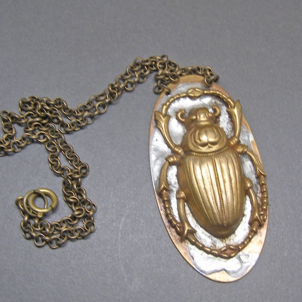 Scarab Necklace - Etsy