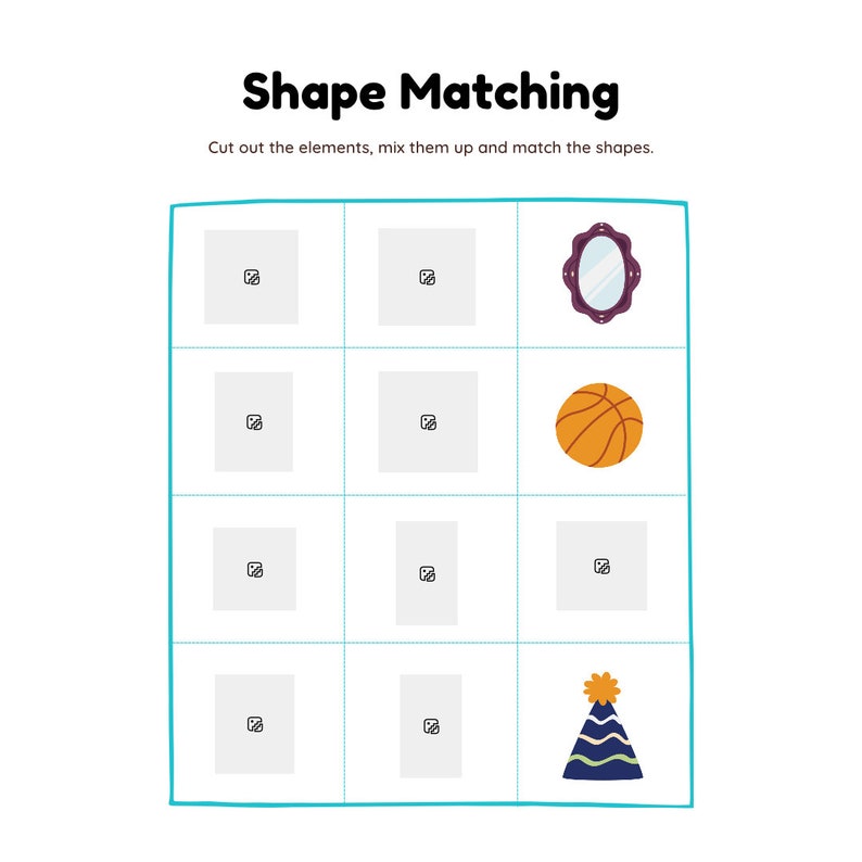 Kindergarten Shape Workbook Digital Download Learn Geometric Shapes for ...