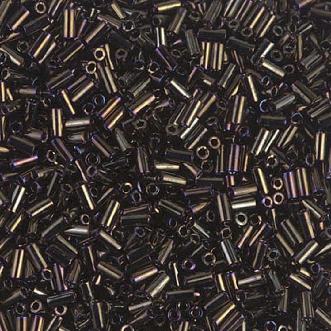 458 3mm Bugle Beads Metallic Brown Iris 3mm BGL1-458 Size 1 Miyuki ...