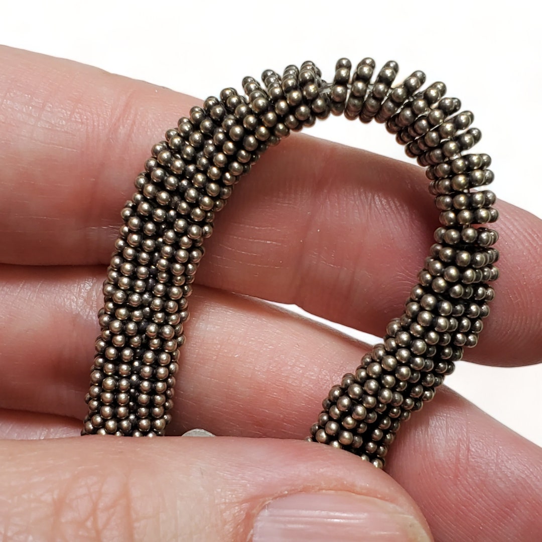 8x1mm SS Double Spacer Bead, Antiqued Sterling Silver, 8x1mm Double ...