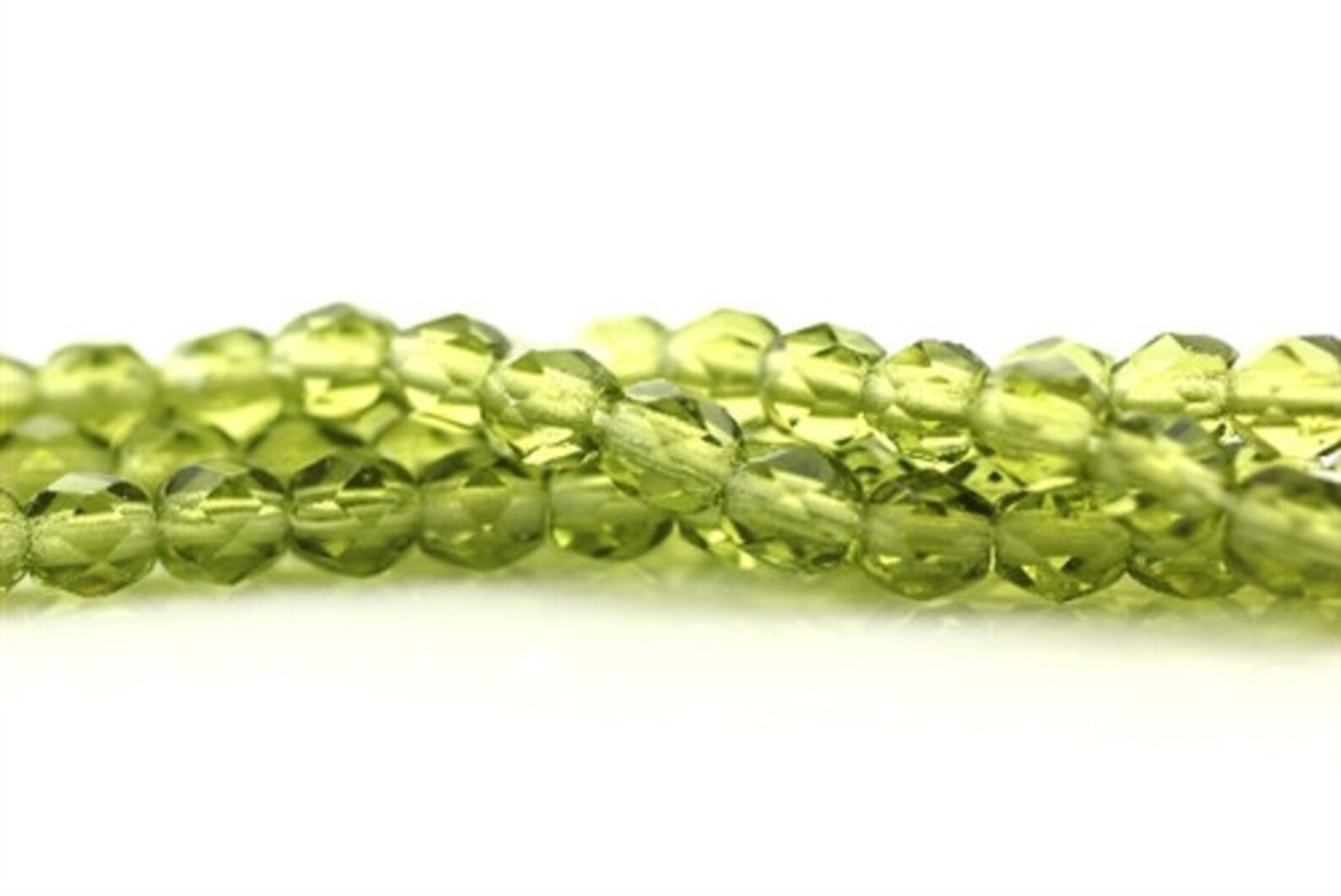 4mm Olivine Beads Faceted Round Beads Fire Polish Czech - Etsy