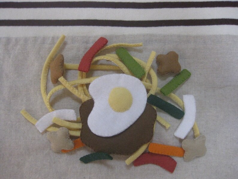 Felt Pan-fried Noodles - Etsy