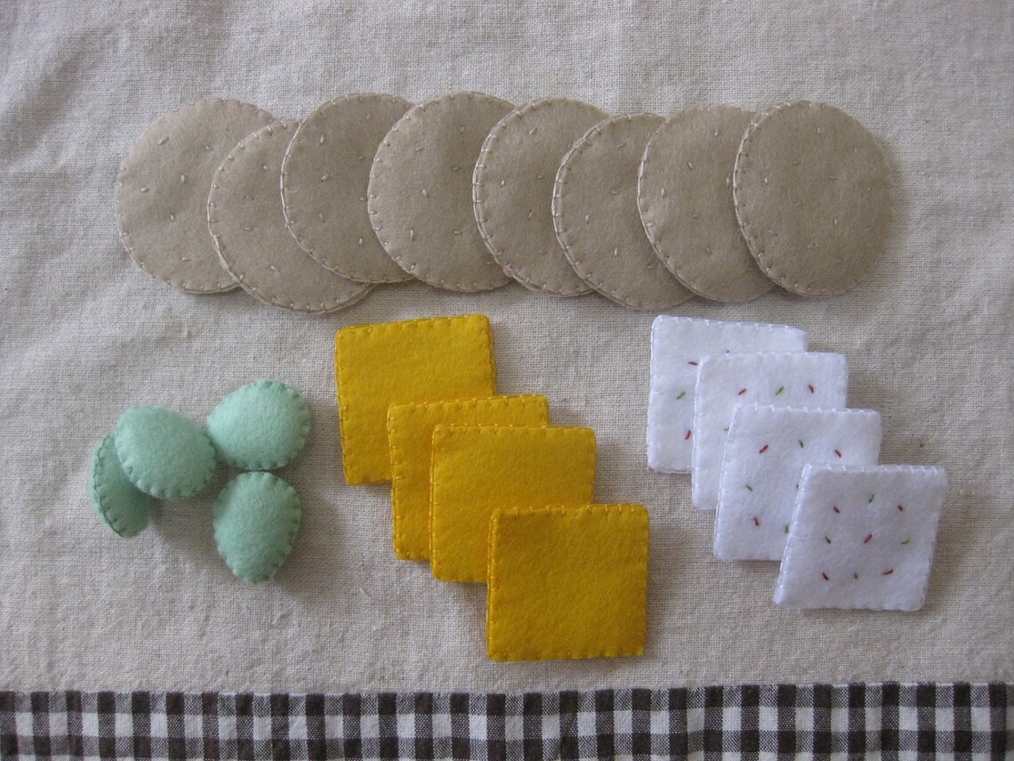 Felt Cheese and Crackers - Etsy Canada