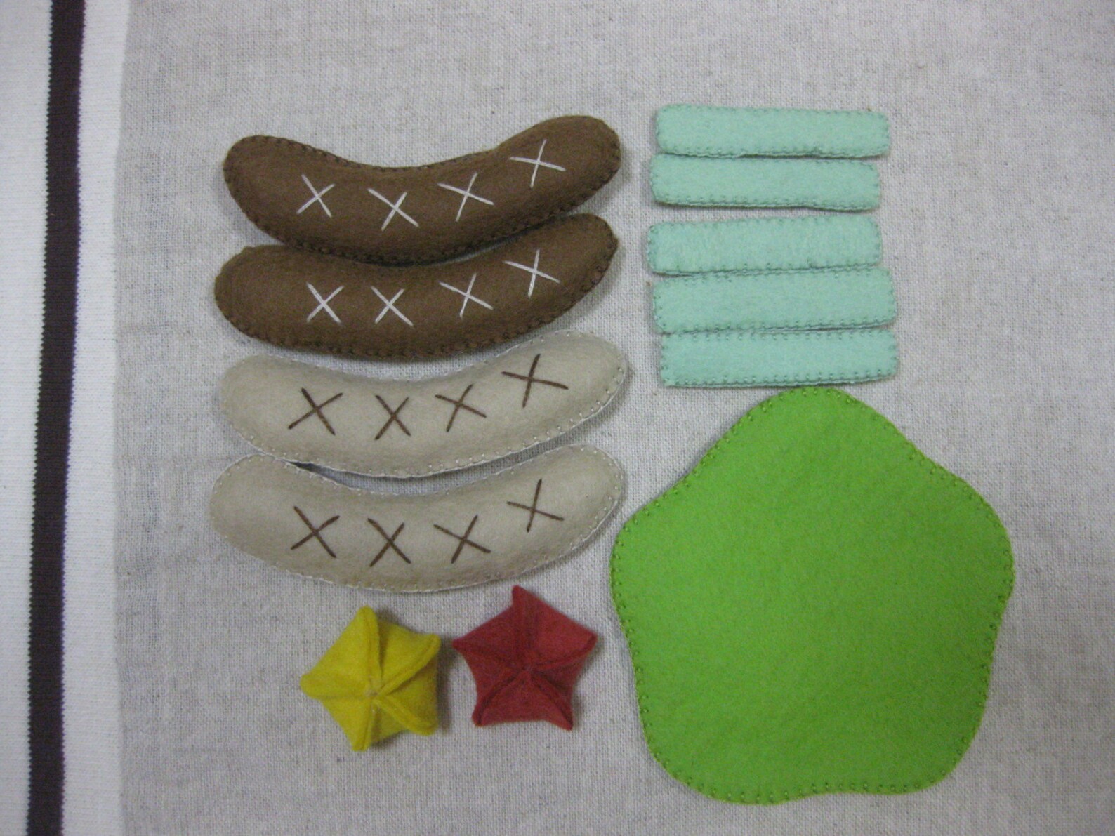 Felt Sausage Platter - Etsy