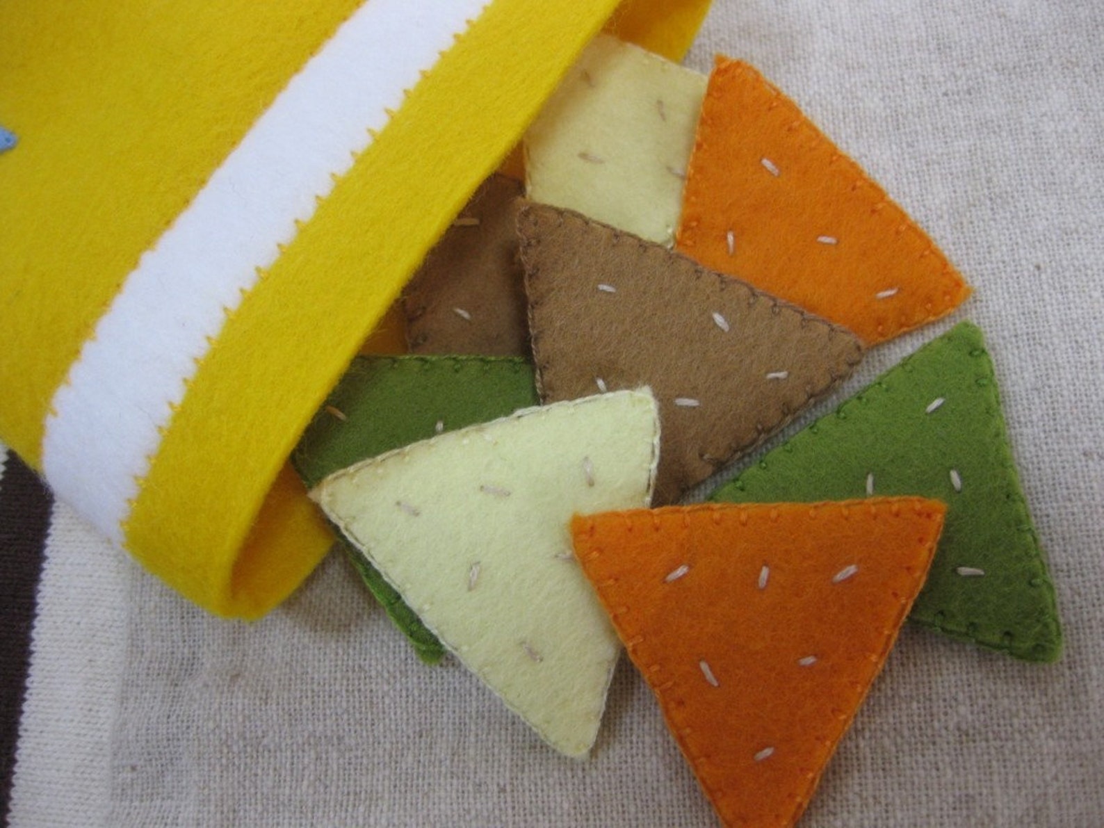 Felt Mixed Vegetable Tortilla Chips - Etsy