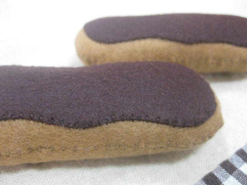 Felt Chocolate Eclair - Etsy