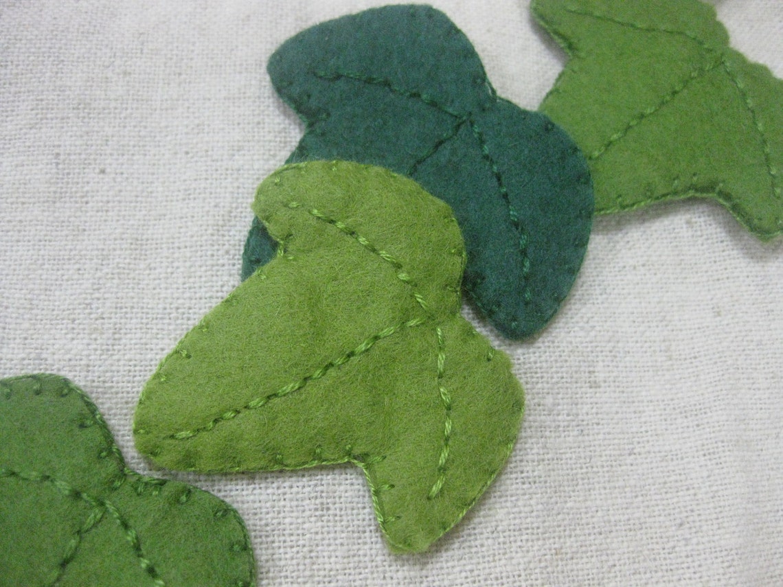 Felt Ivy Leaves - Etsy