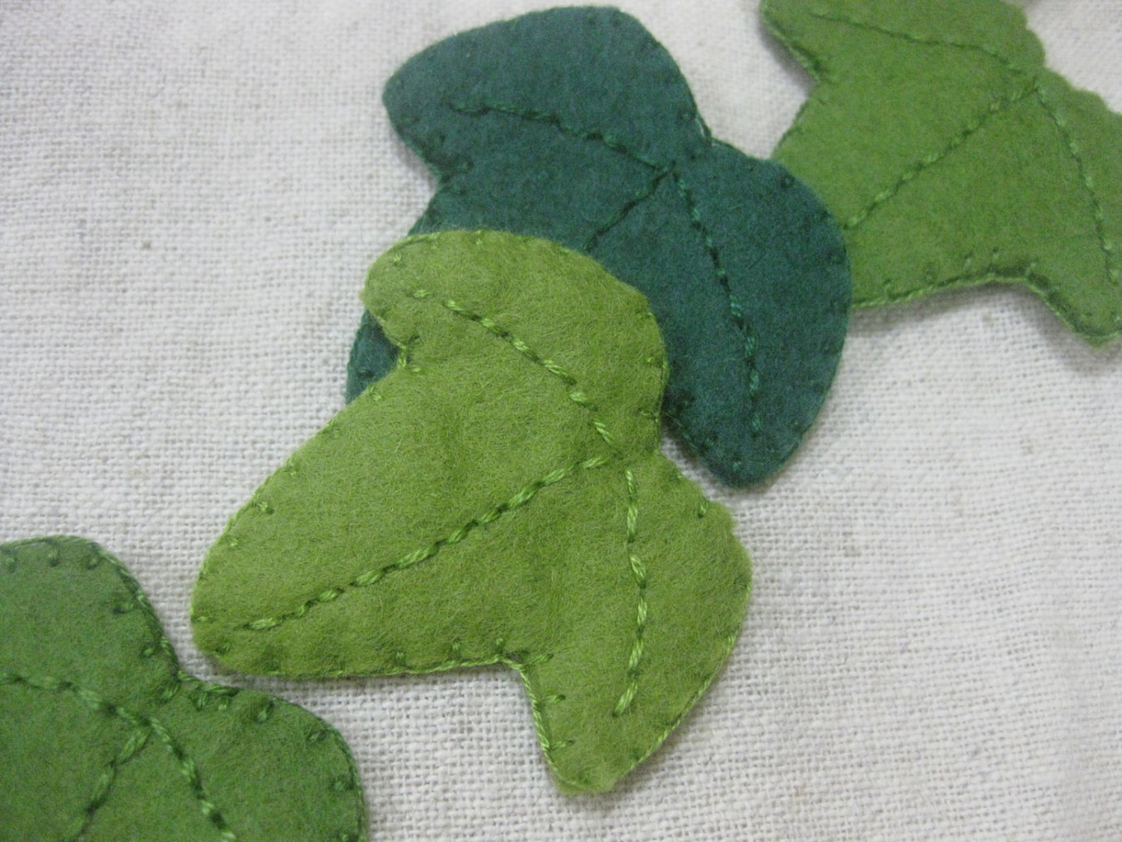 Felt Ivy Leaves - Etsy