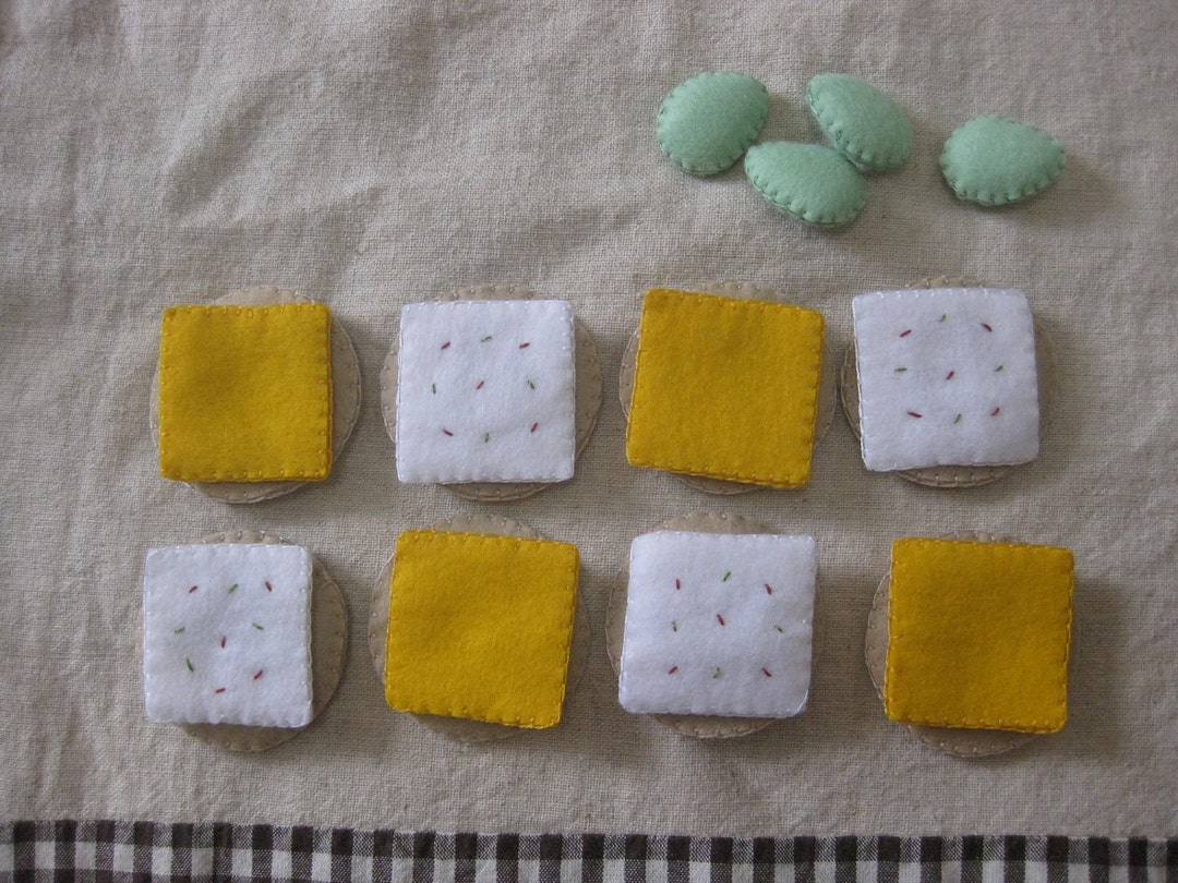 Felt Crackers With Cheese - Etsy
