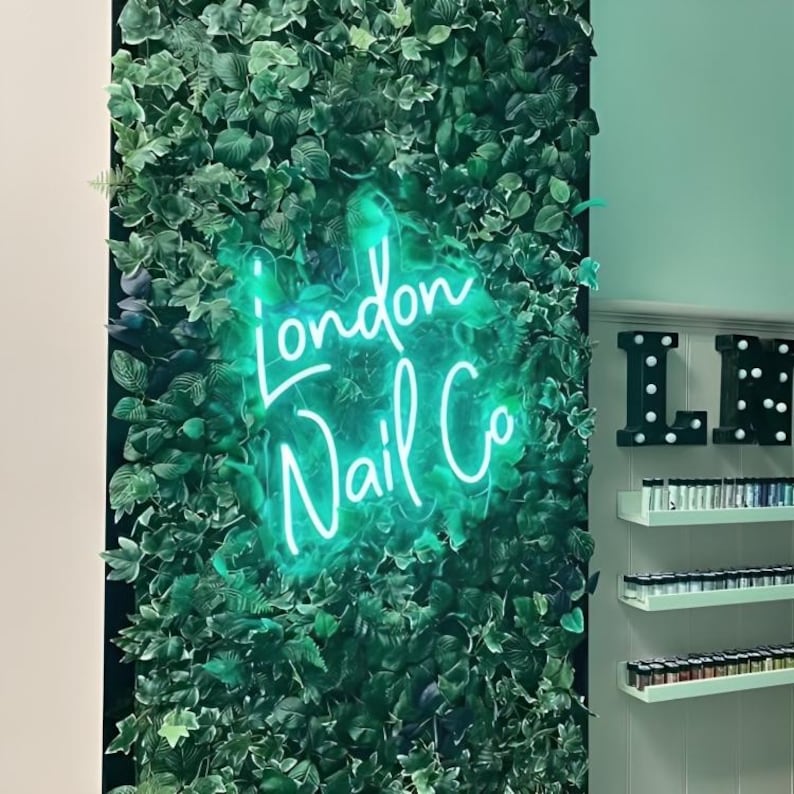 Neon Light up Sign, Custom Neon Sign, Birthday Logo, Saloon Decor ...