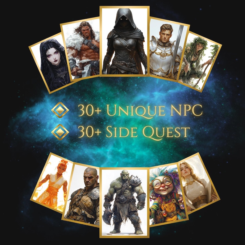 Ultimate Dnd DM Bundle | NPC Sheets, Bestiary, Narrative Arcs, Sound ...