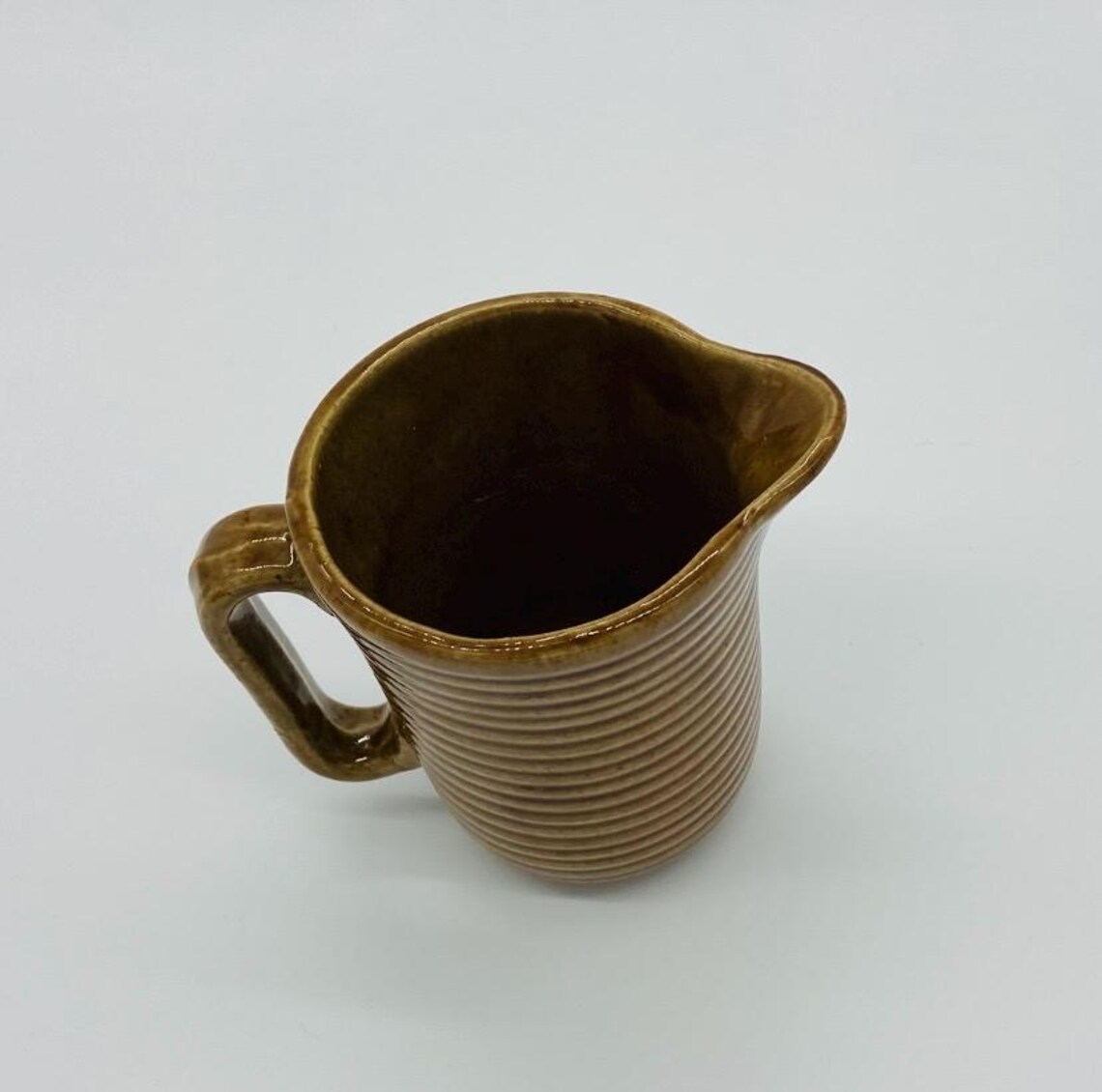 Vintage Beehive Pottery Pitcher Creamer Farmhouse Country Rustic Retro ...