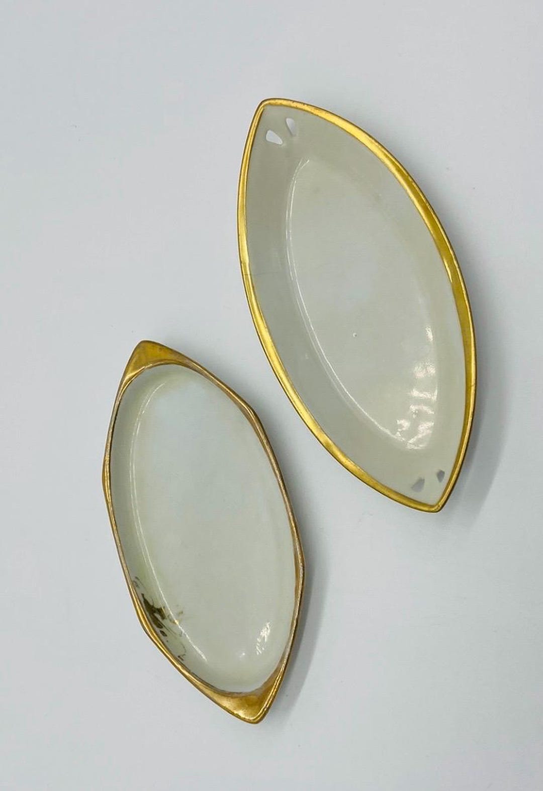 Vintage Small Porcelain Trinket Dishes Antique Traditional Shabby Chic ...