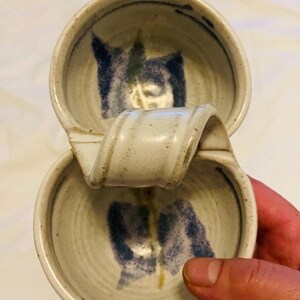 Studio Pottery Divided Condiment Bowl Modern Rustic Boho Cottagecore ...
