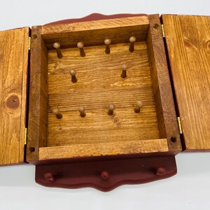 Wood Hanging Cabinet for Keys Accessories Vintage Farmhouse Country ...