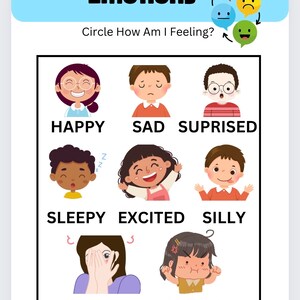 Circle Time Menu/worksheets for Preschoolers, Toddlers, Early Learning ...