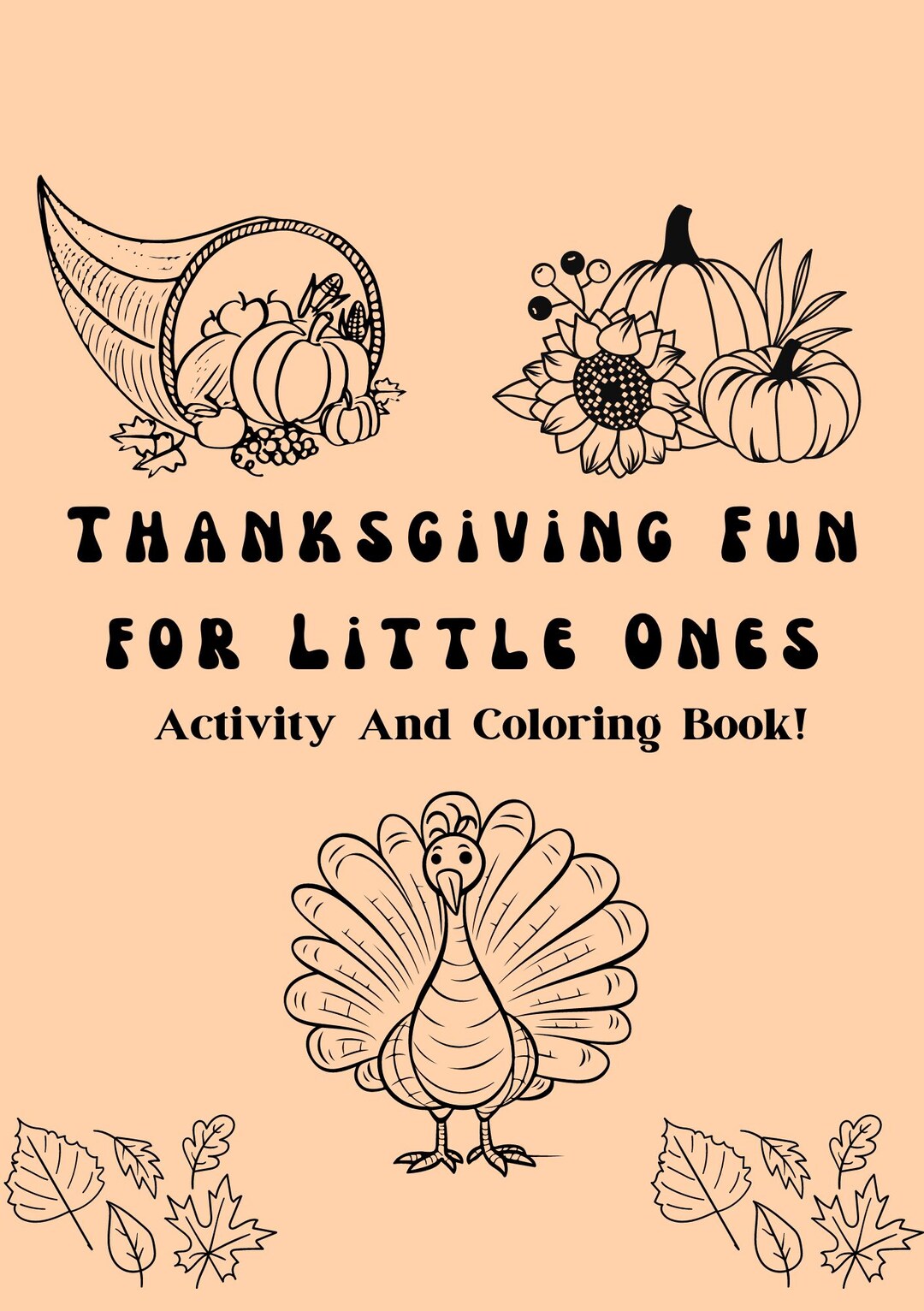 Thanksgiving Activity: Thankful Tree Craft & Thanksgiving Coloring Book ...