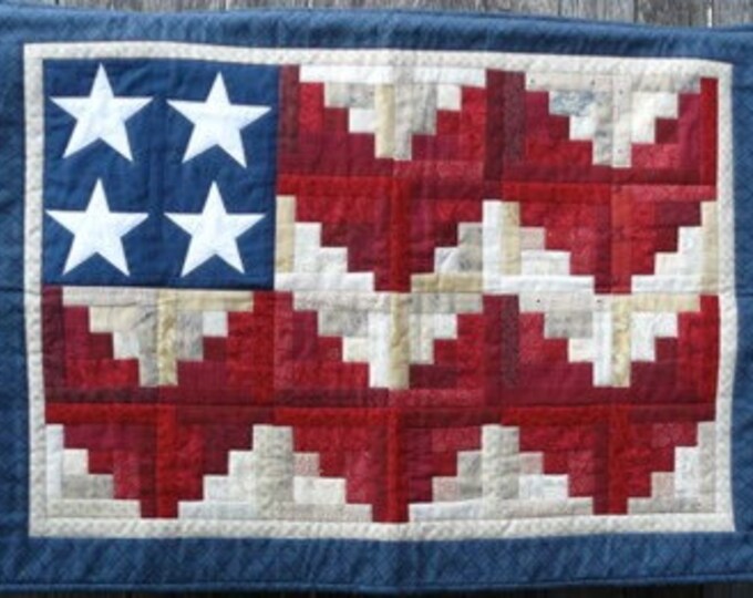 QUILTED FLAG WALL Hanging - Etsy