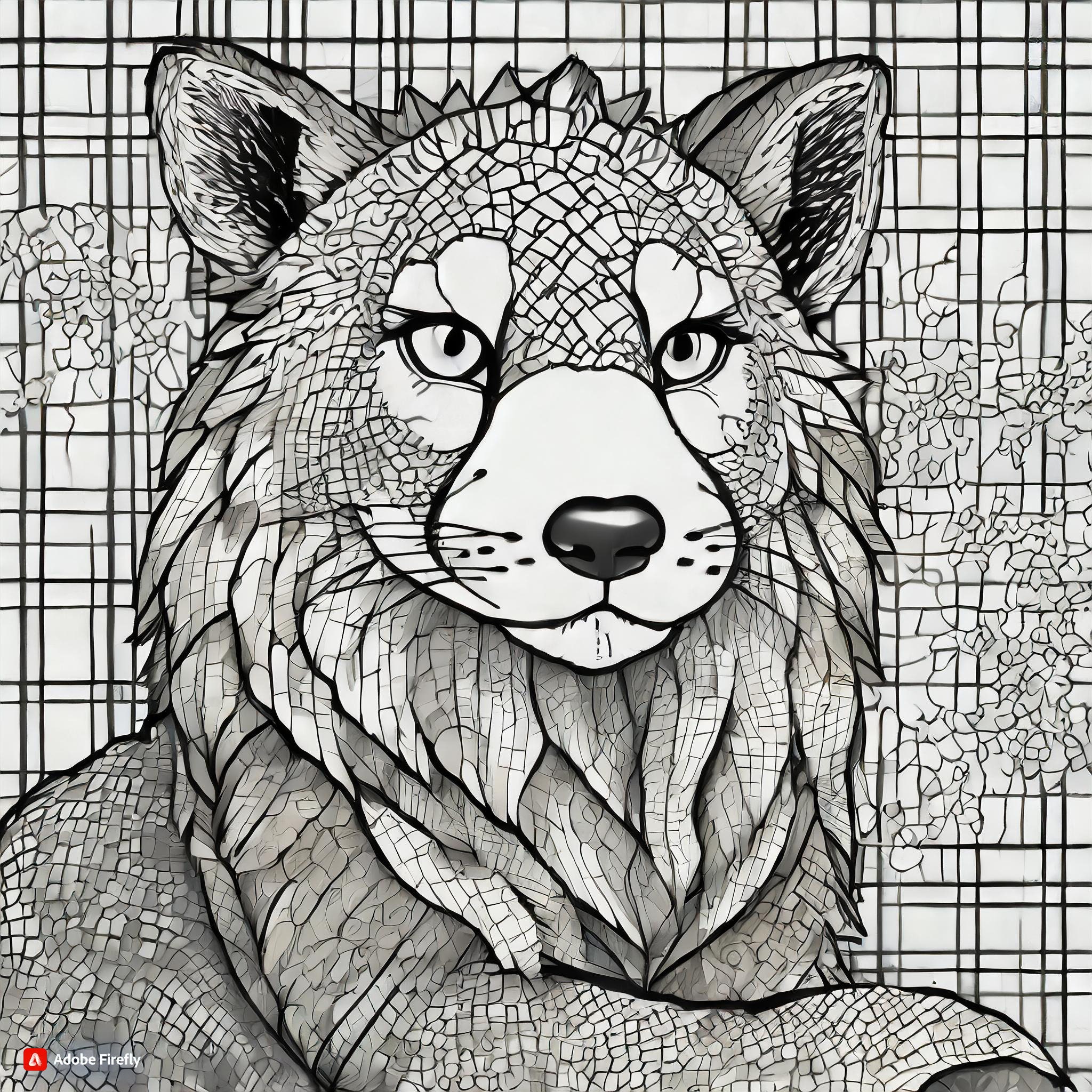 Printable Mindfulness Coloring Page With Animals - Etsy