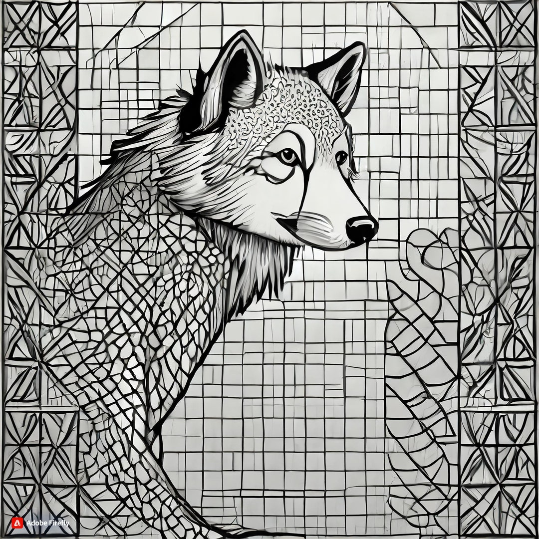 Printable Mindfulness Coloring Page With Animals - Etsy