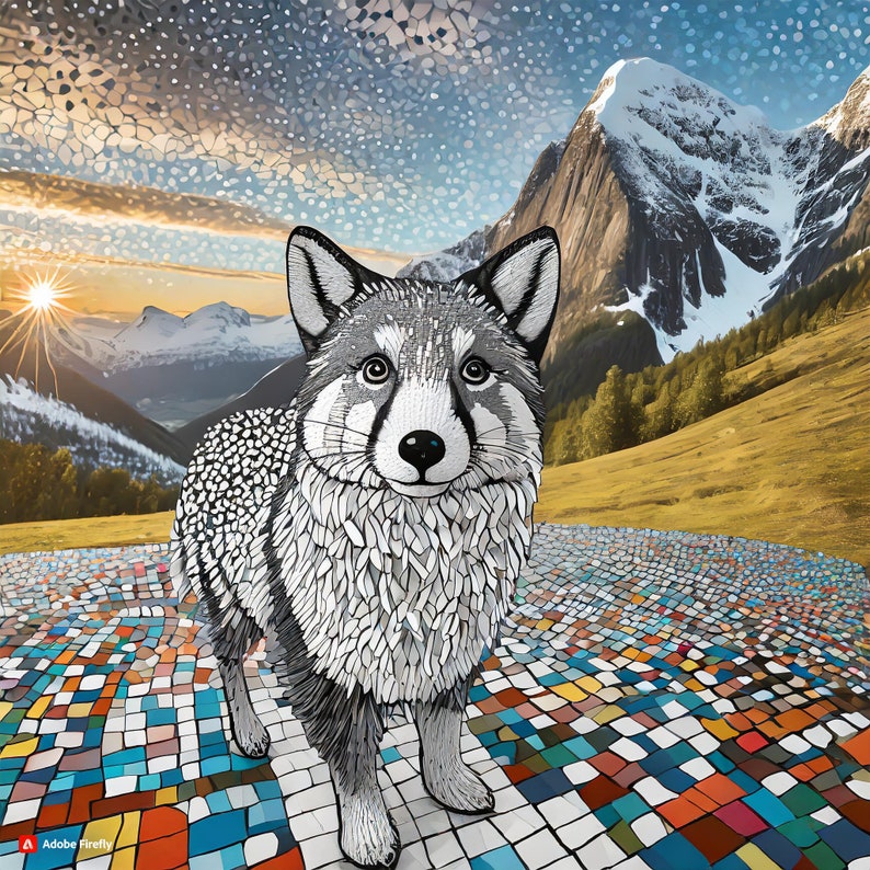 Printable Mindfulness Coloring Page With Animals - Etsy