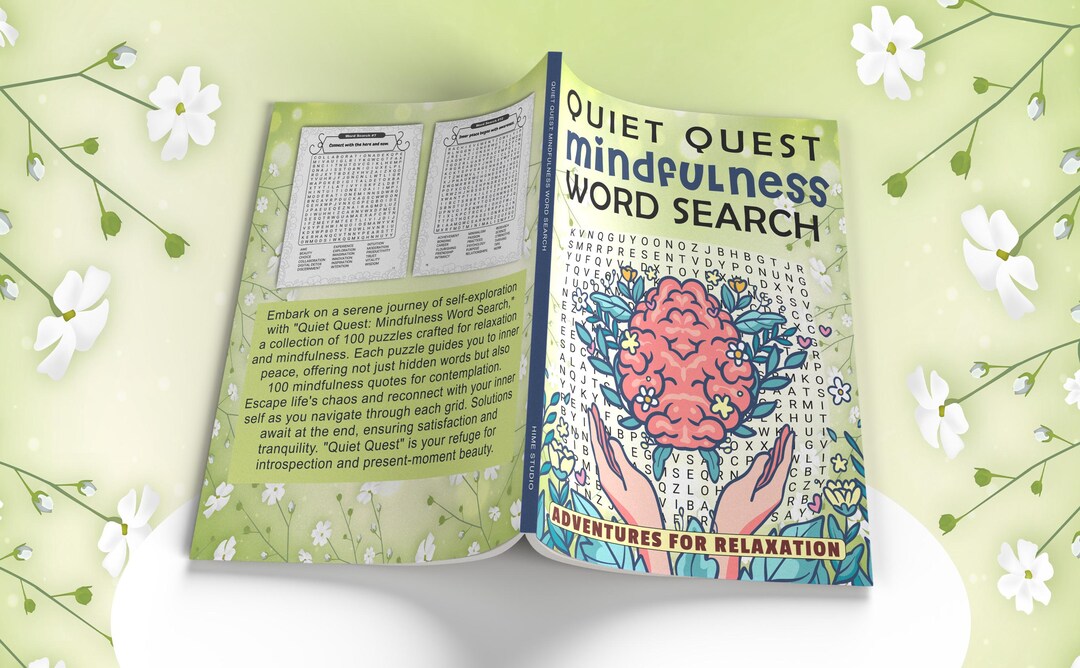 Mindfulness Word Search Book: Quiet Quest and Adventure for Relaxation ...